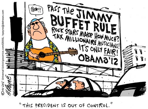 Henry Payne » Editorial Cartoon: Jimmy Buffett Rule