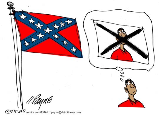 Confederate Flag Political Cartoon Editorial Cartoons For Wednesday
